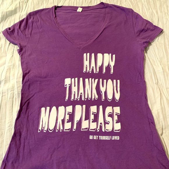 Tops | Happy Thank You More Please Promo Tee | Poshmark